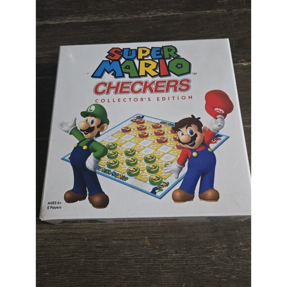 Usaopoly | Toys | Super Mario Brothers Luigi Checkers Collectors ...